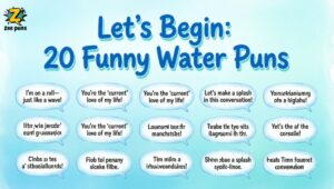 350+ Clever Water Puns for Your Next Gathering!